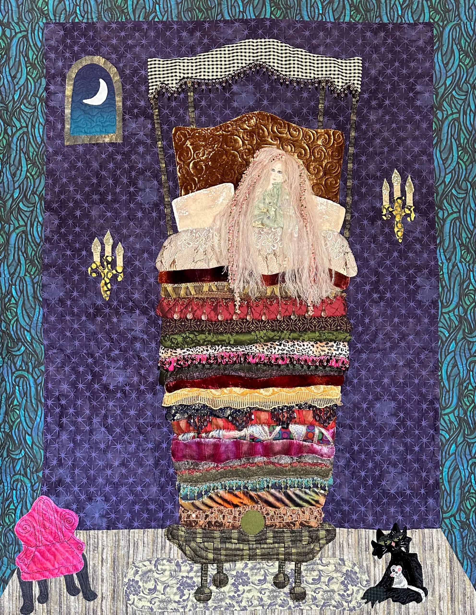 The Princess and the Pea by Kimberly Rado - Visions Museum of Textile Art