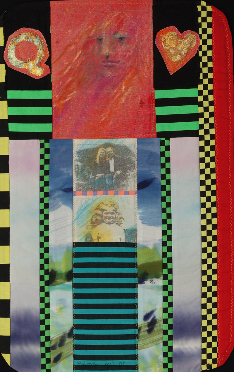Queen of Hearts by Elizabeth A. Busch - Visions Museum of Textile Art