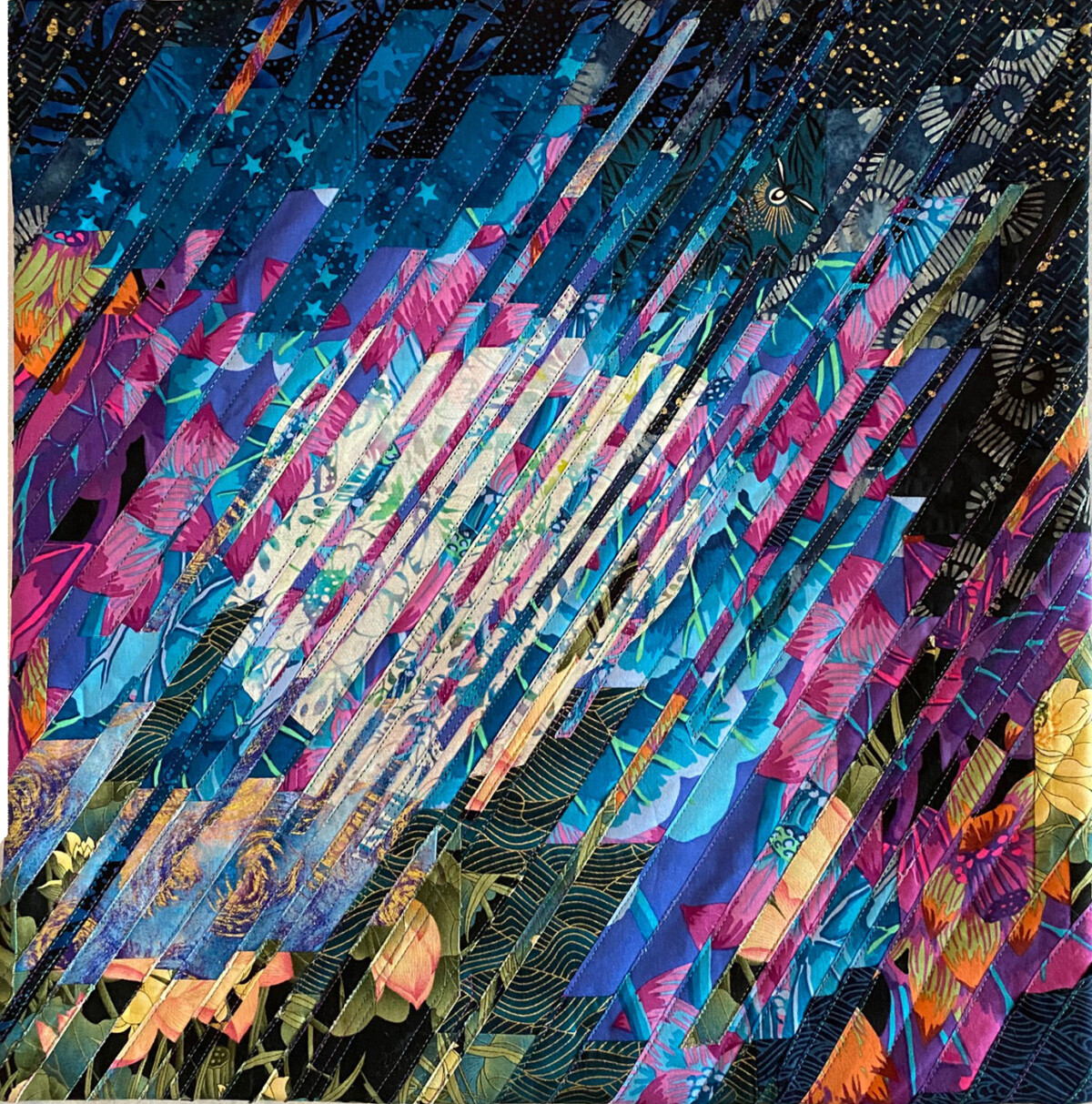 Luna by Christine Brock - Visions Museum of Textile Art